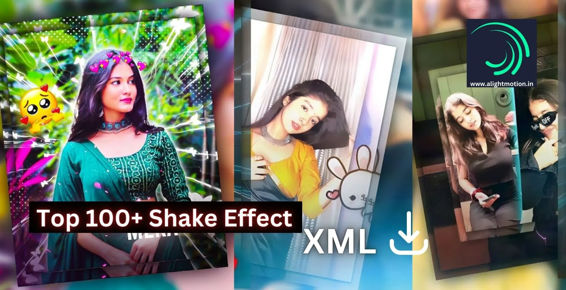 100 Shake Effect Alight Motion Presets