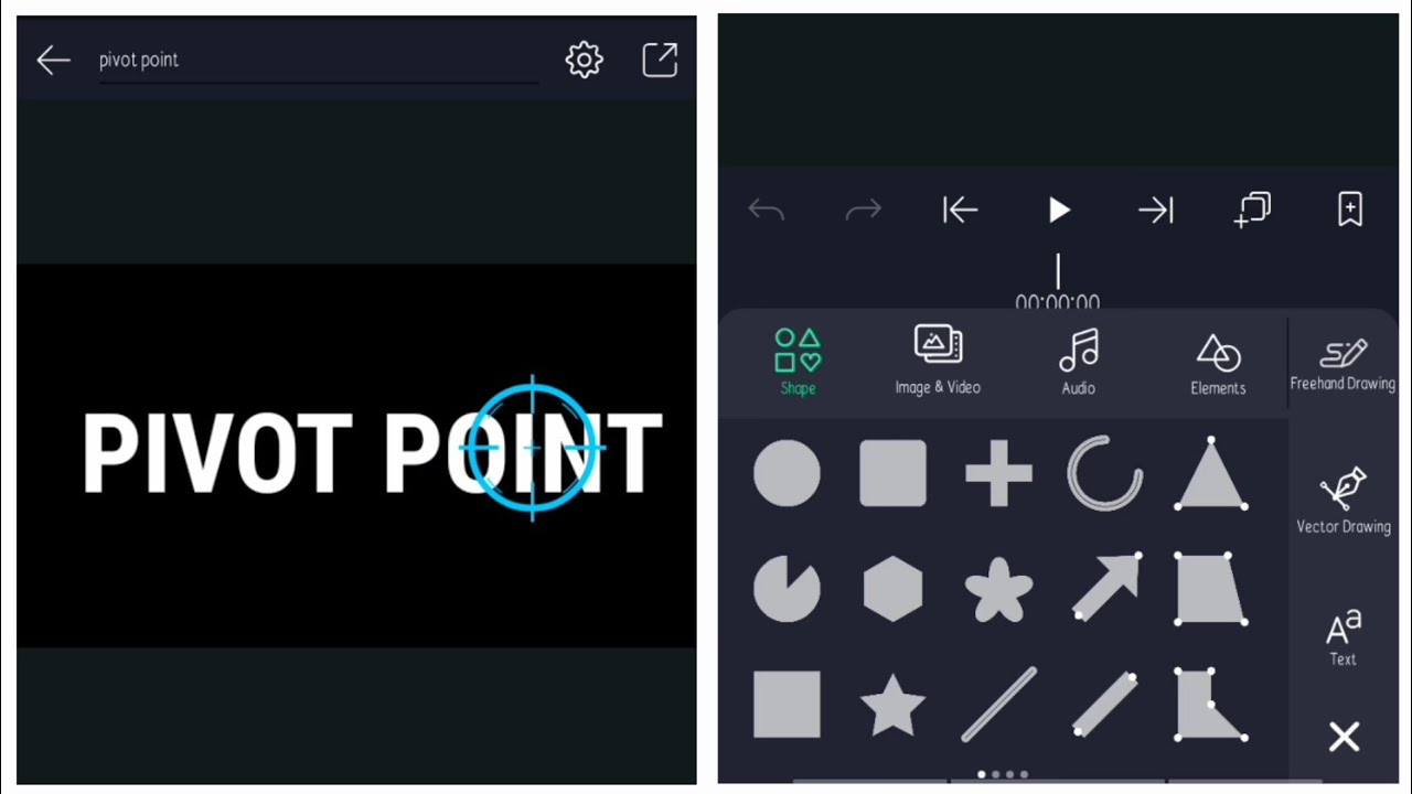 How to Move/Change the Pivot Point in Alight Motion?